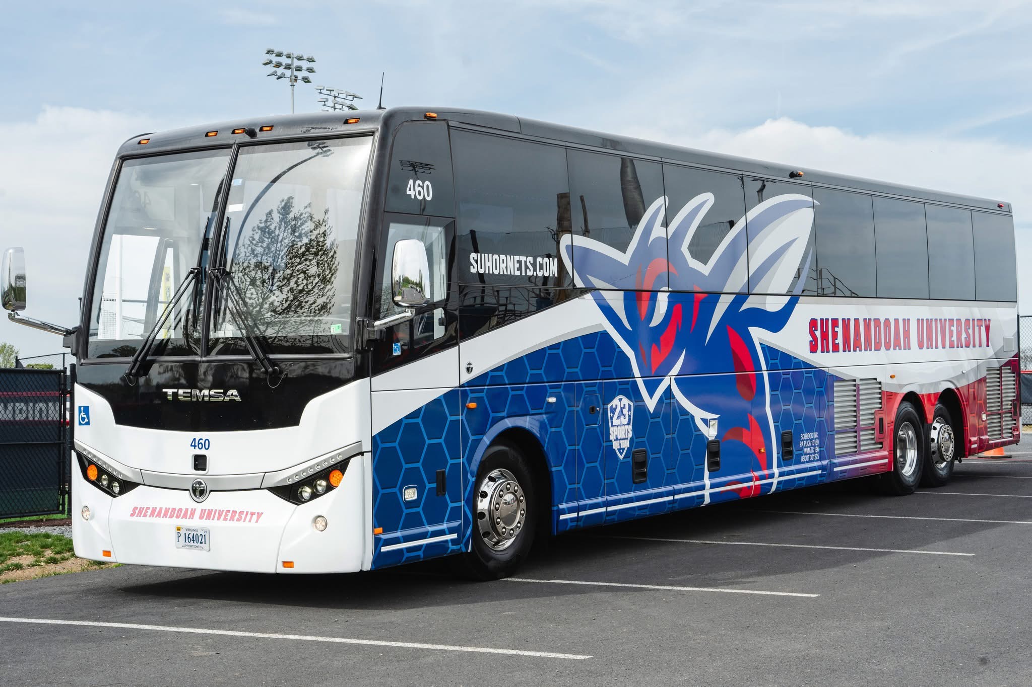 Varsity Travel and Shenandoah University Unveil New Athletics Bus Wrap ...